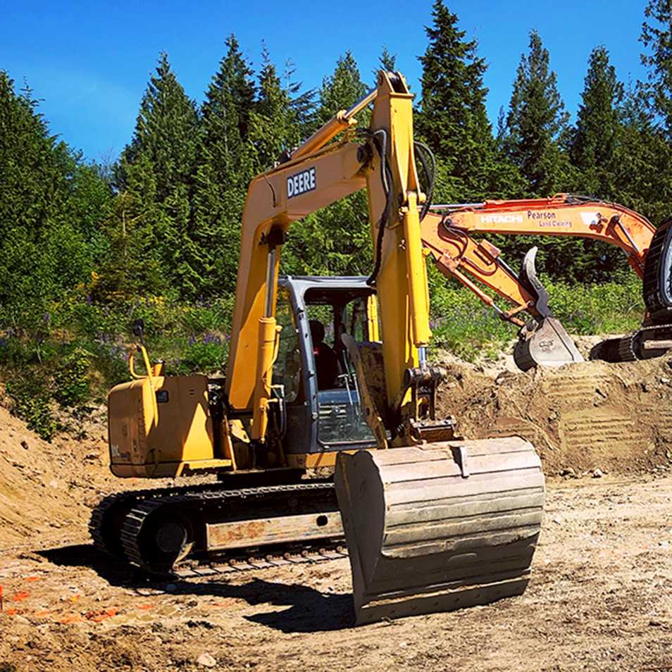 Excavating Our Equipment | Excavating, Excavating Sechelt, Excavating ...